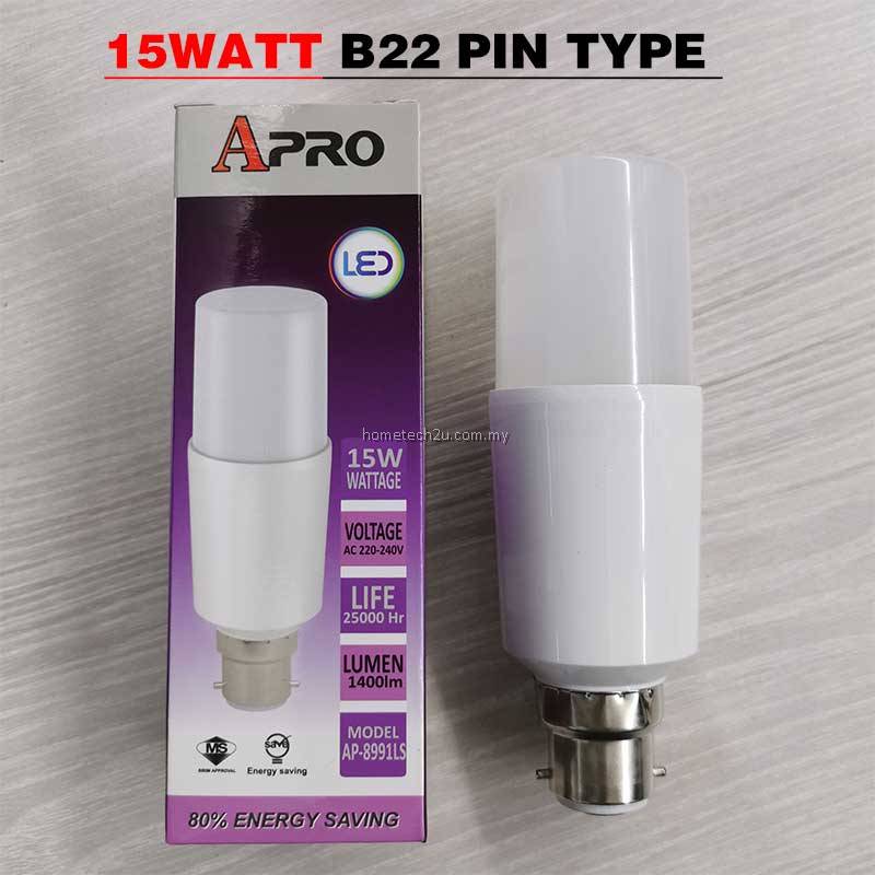 APRO 10W 15W LED STICK BULB BC22 E27 PLC LED BULB LAMP SCREW PIN ...