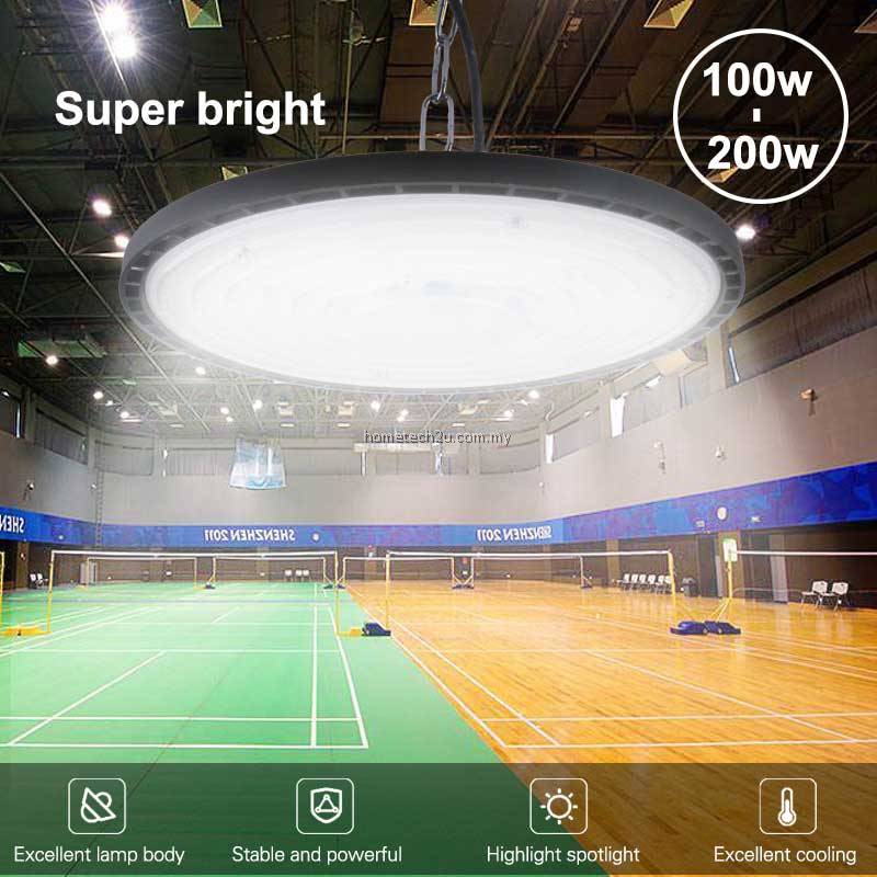 AKKO STAR industrial ufo led high bay light 100W aluminum IP65 ...