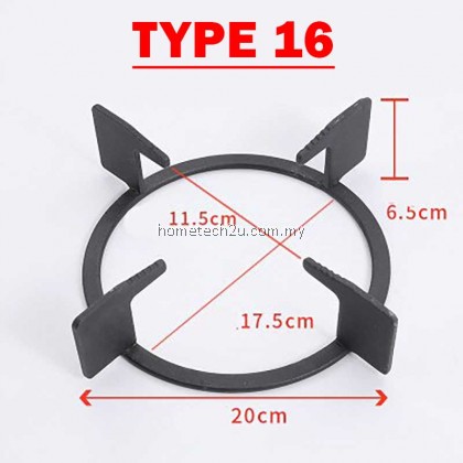 GAS COOKER STOVE KWALI STAND WOK PAN POT SUPPORT RACK CAST IRON BURNER ...