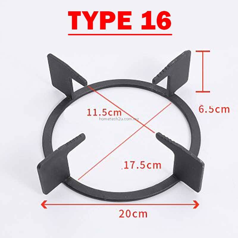 GAS COOKER STOVE KWALI STAND WOK PAN POT SUPPORT RACK CAST IRON BURNER ...
