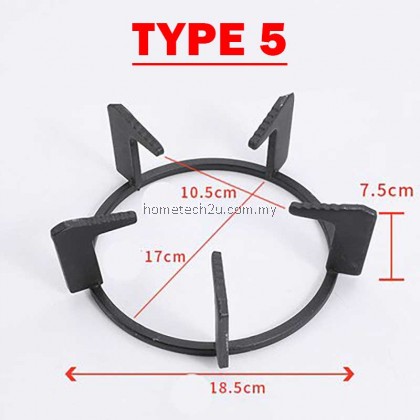 GAS COOKER STOVE KWALI STAND WOK PAN POT SUPPORT RACK CAST IRON BURNER ...