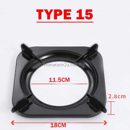 GAS COOKER STOVE KWALI STAND WOK PAN POT SUPPORT RACK CAST IRON BURNER ...