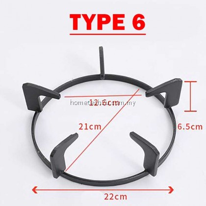 GAS COOKER STOVE KWALI STAND WOK PAN POT SUPPORT RACK CAST IRON BURNER ...