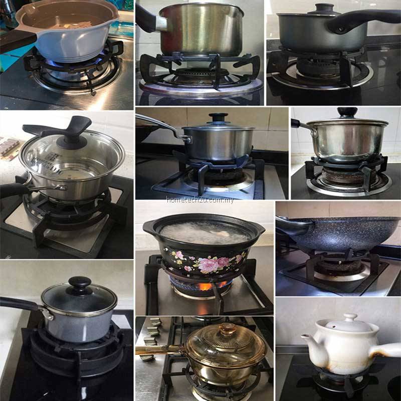GAS COOKER STOVE KWALI STAND WOK PAN POT SUPPORT RACK CAST IRON BURNER ...