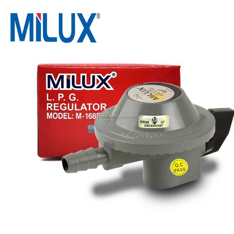 Original MILUX Low Pressure Gas Regulator M-168F (Sirim Approved)-LGP ...