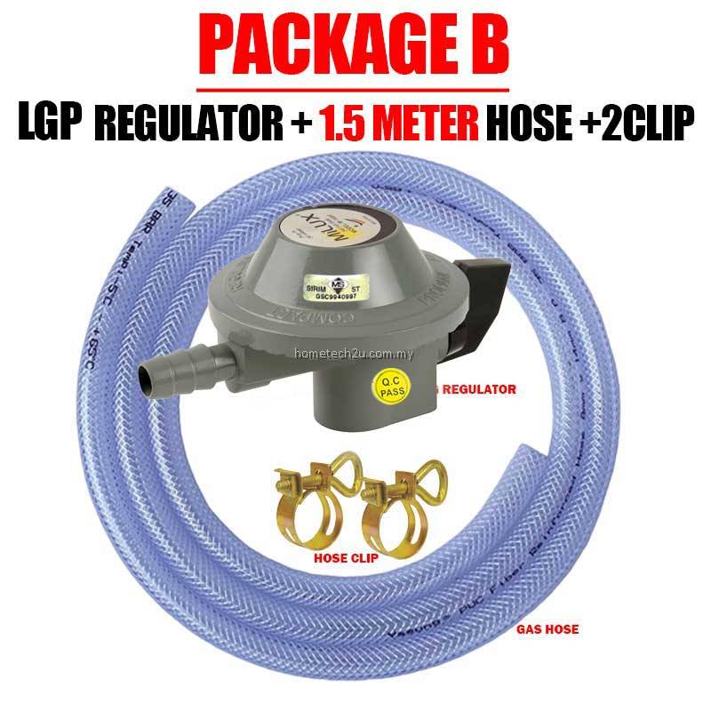 Original MILUX Low Pressure Gas Regulator M-168F (Sirim Approved)-LGP ...