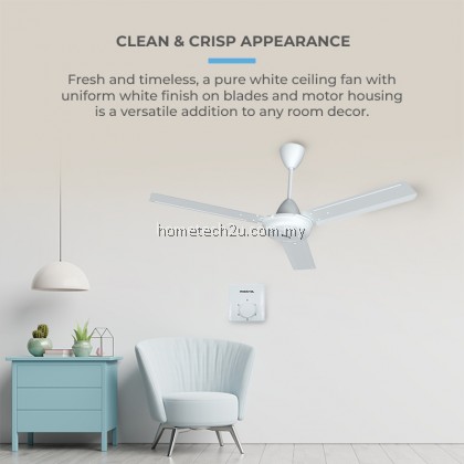 MISTRAL 48" CEILING FAN (REGULATOR TYPE) - WHITE | MCF48TK2