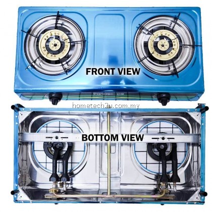 Panascope Double Burner Gas Stove 120mm Burner Dapur Masak