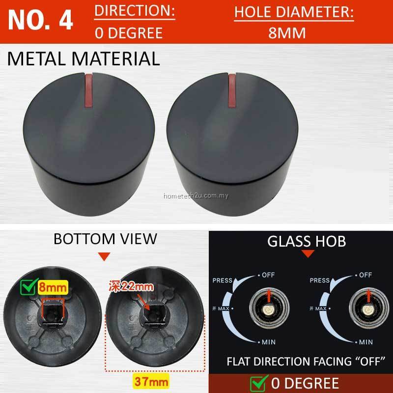 Universal Cooktop Built in Glass Hob Rotary Switch Control Knobs gas ...