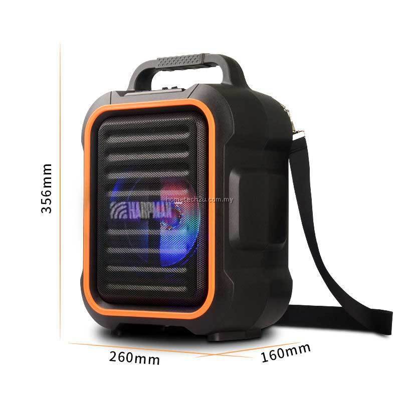 HARPMAN Portable Speaker 6.5 inch wireless 15W Speaker Box PA System ...