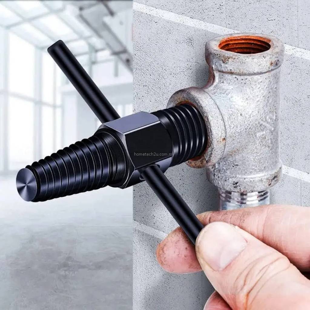 Broken Faucet Valve Screw Extractor Set Pipe Remover Tools Damaged Wire ...