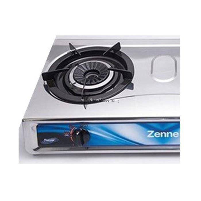 Zenne KGS301C Double Burner Stainless Steel Gas Cooker Stove - Twister ...
