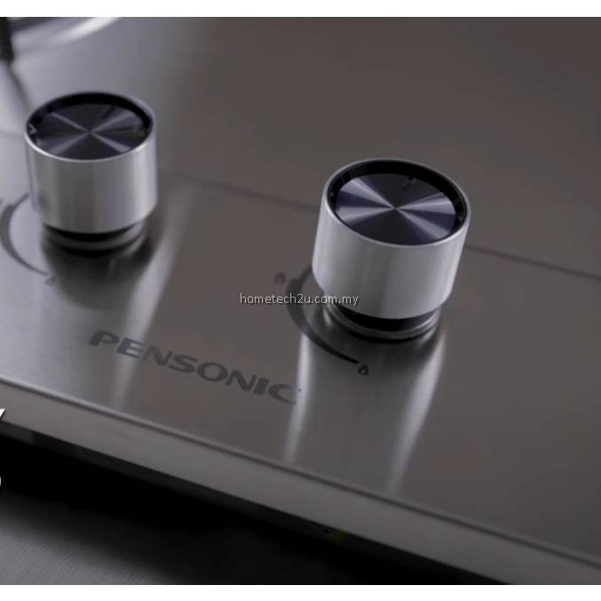 Pensonic Double Burner Stainless Steel Built-in Hob | PGH-622S