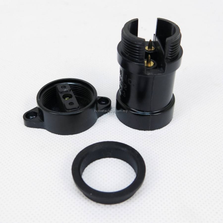 E27 Wedge Lamp Holder / Socket Light Bulb Holder [Weatherproof ...