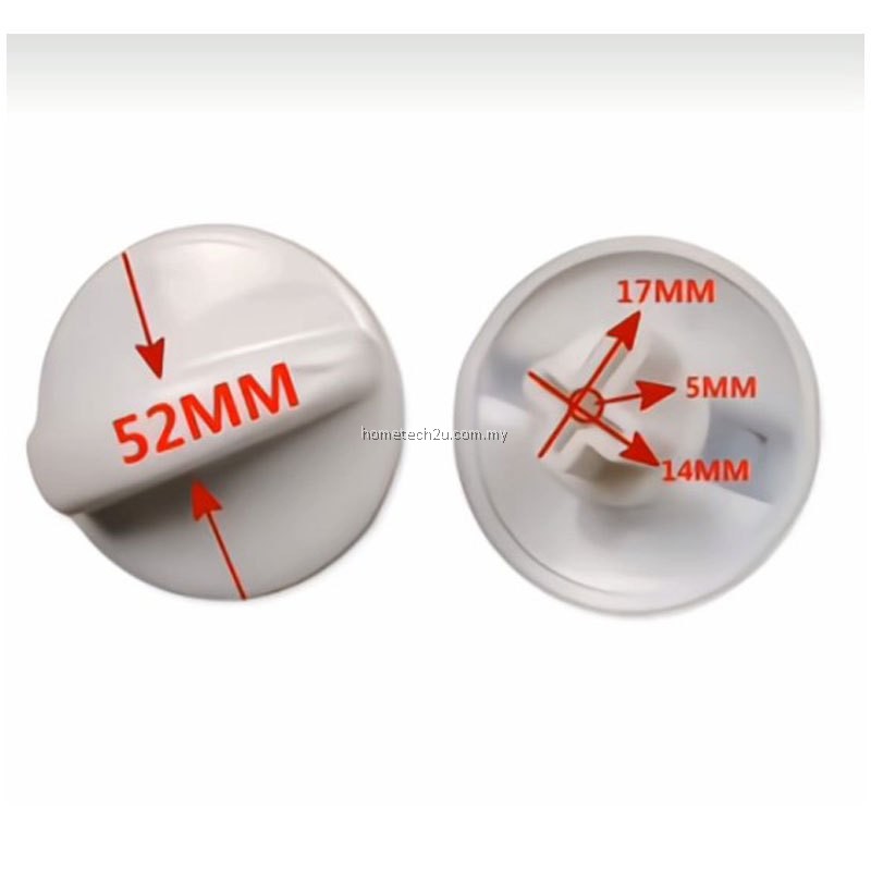 2PCS Universal Semi Auto Washing Machine Timer Knob Lg Rotary Selector ...