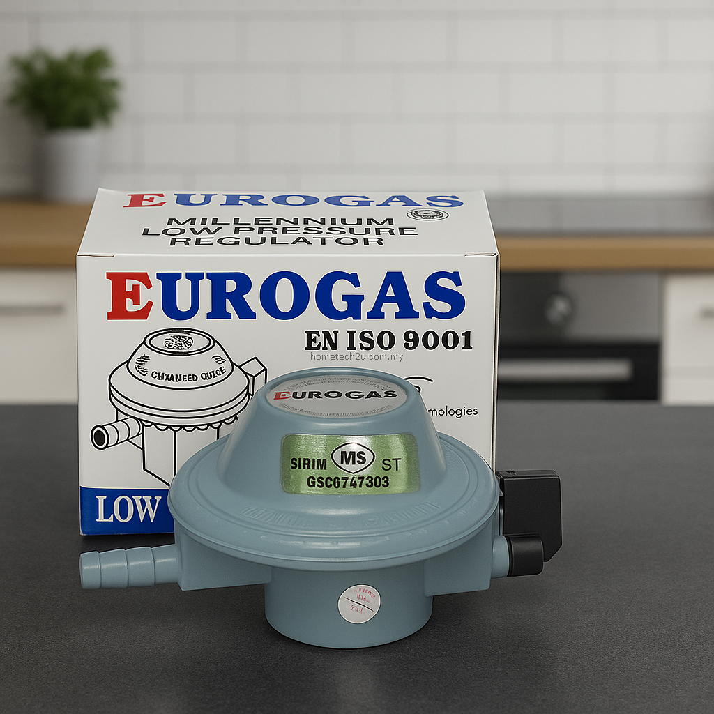 SIRIM Approved EUROGAS Low Pressure Gas Regulator / Kepala Gas /Alat ...