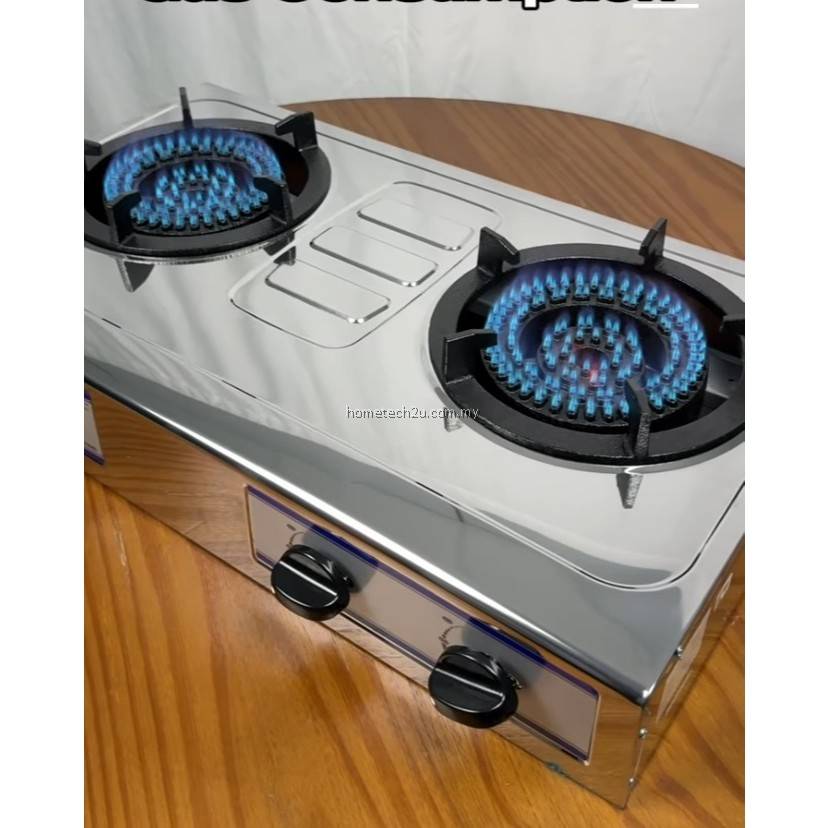 ISONIC Heavy Duty Stainless Steel Gas Stove | Single & Double Burner ...