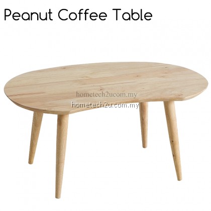 Bean Shape Coffe Table | Peanut Coffee Table | Wooden Coffee Table Malaysia