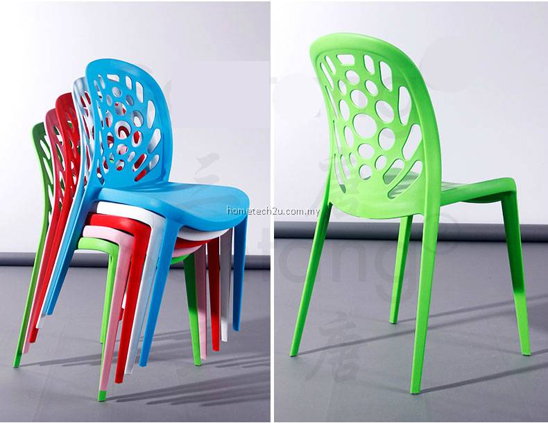 Modern Plastic Restaurant PP Chair (4pcs per carton)
