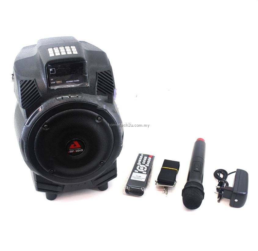 Ampaudio Portable Speaker PA System with Built in USB MP3 Player
