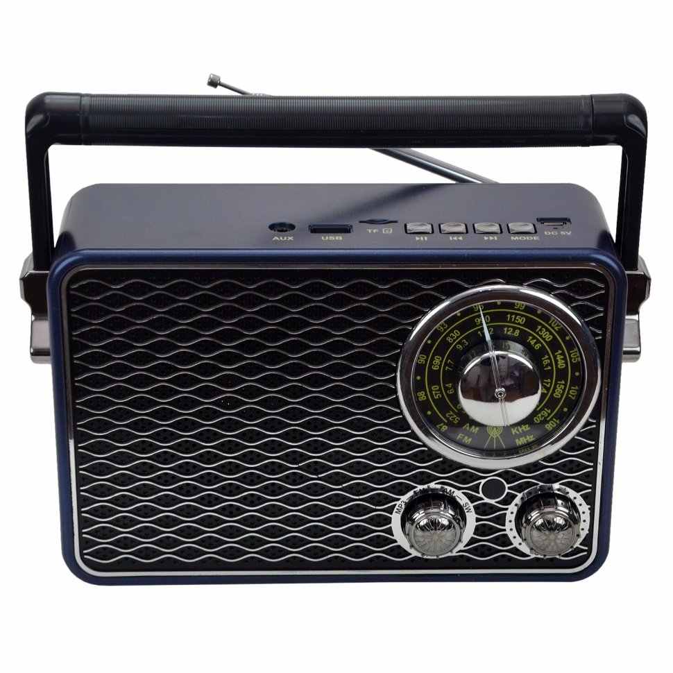 Kemai Portable Antique Classical Retro AM FM Radio Rechargeable Vintage ...