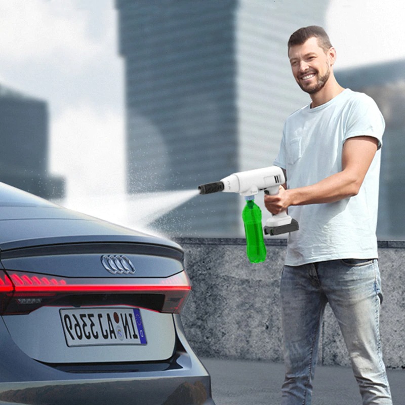 Buy Hometech2u 600W 12v 48V Cordless High Pressure Car Wash Water Spray ...
