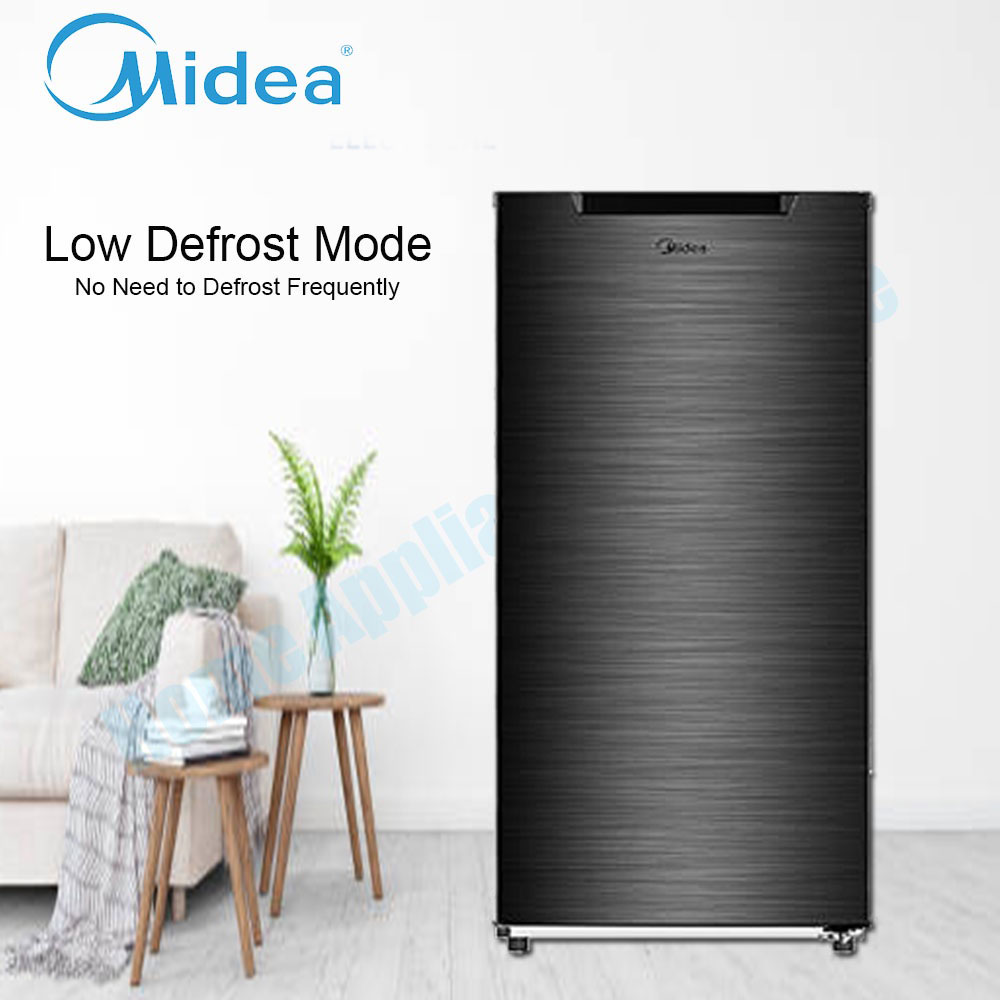 MIDEA 163L SINGLE DOOR REFRIGERATOR BLACK- MDRD229FGD28-MY