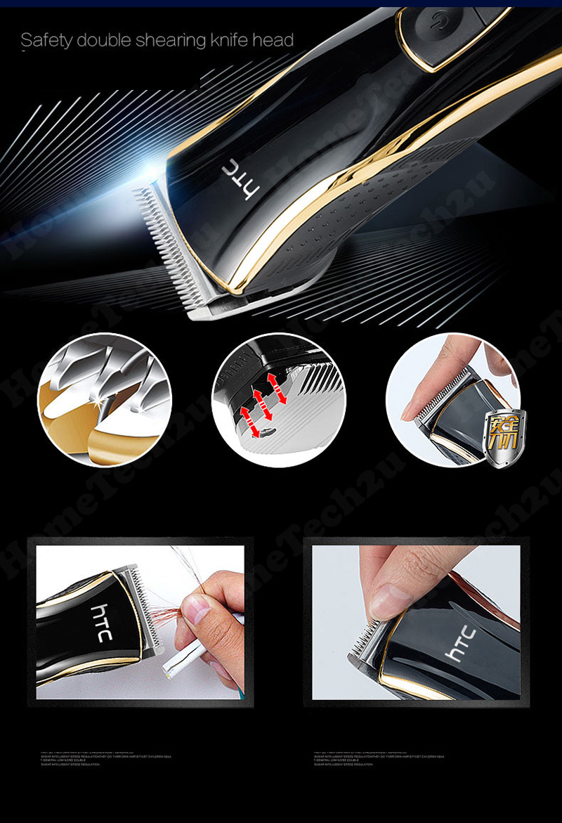 HTC Washable Rechargeable Electric Hair Trimmer